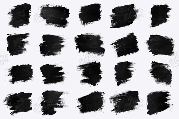 100 High-Quality Paint Stroke Photoshop Brushes