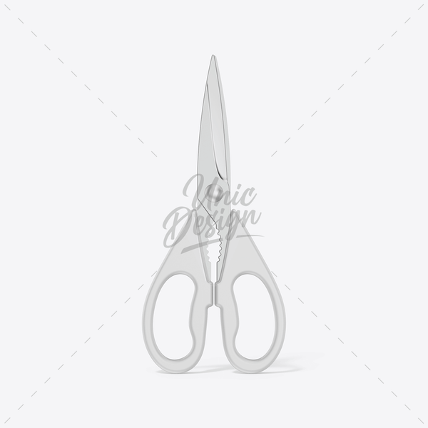 Scissors Mockup - Customizable PSD Template
