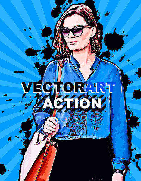 VectorArt Photoshop Action for Easy Vector Art