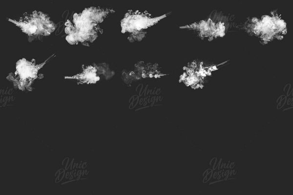 Pipe Smoke Brushes for Photoshop - Enhance Designs
