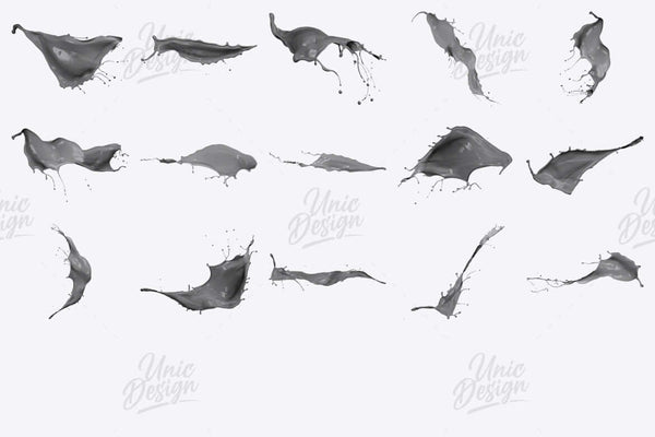 Stamp Paint Splash Brushes for Photoshop
