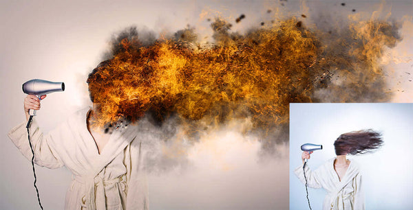Fire & Ashes Photoshop Action - Creative Effects