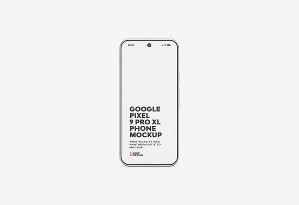 Google Pixel 9 Pro XL Phone Mockup for Design Presentation