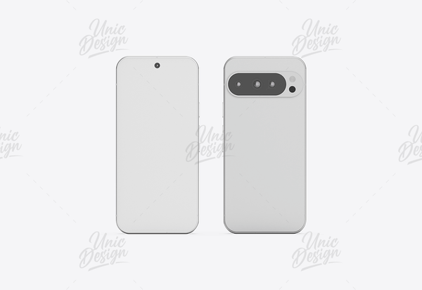 Google Pixel 9 Pro XL Phone Mockup for Design Presentation
