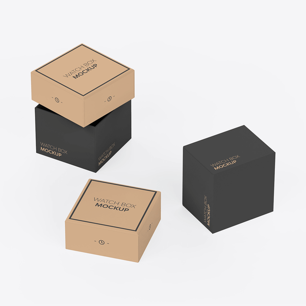 Watch Box Mockup for Design Showcase