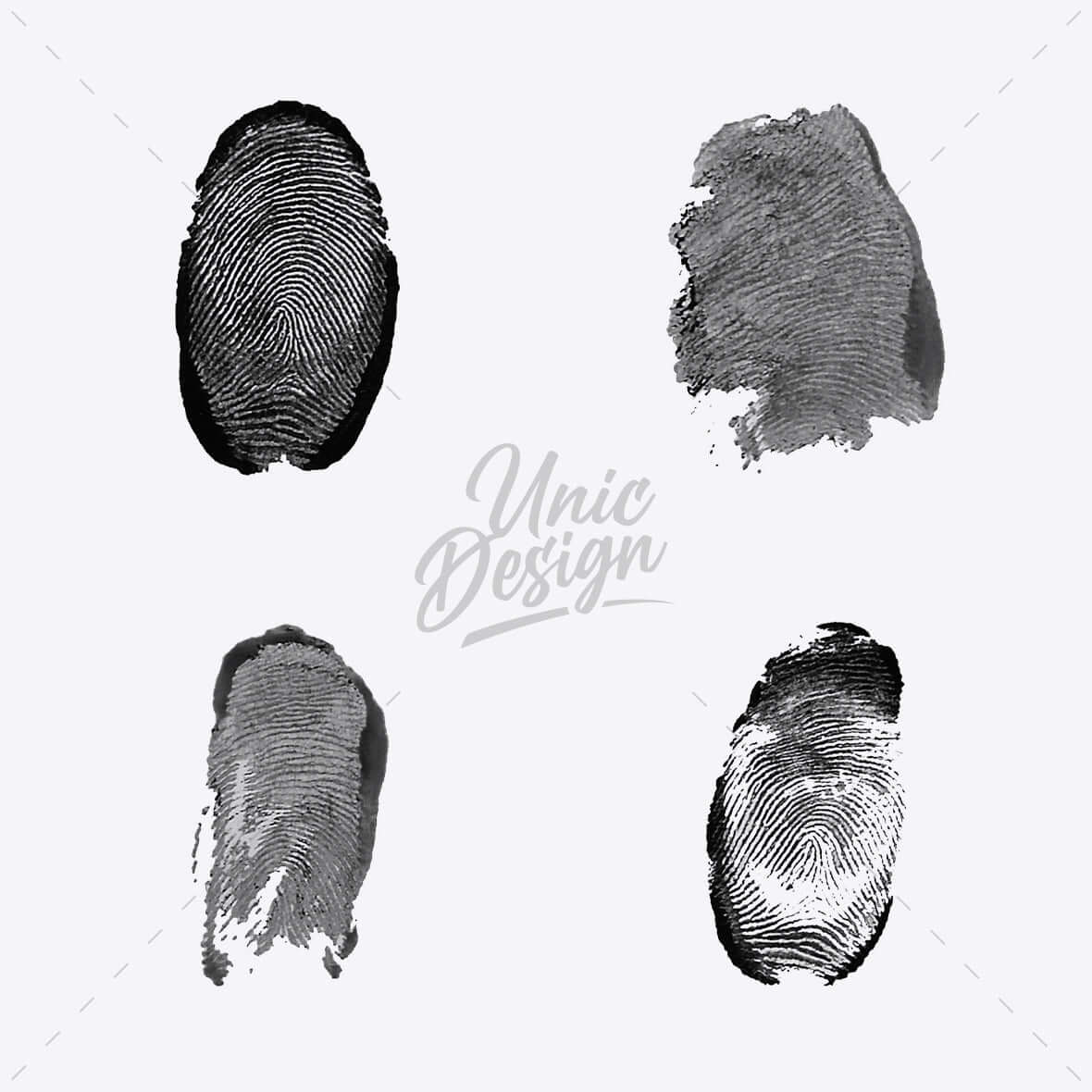Stamp Fingerprint Brushes
