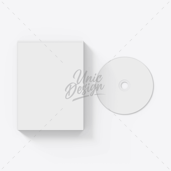 Customizable CD Case Mockup for Photoshop