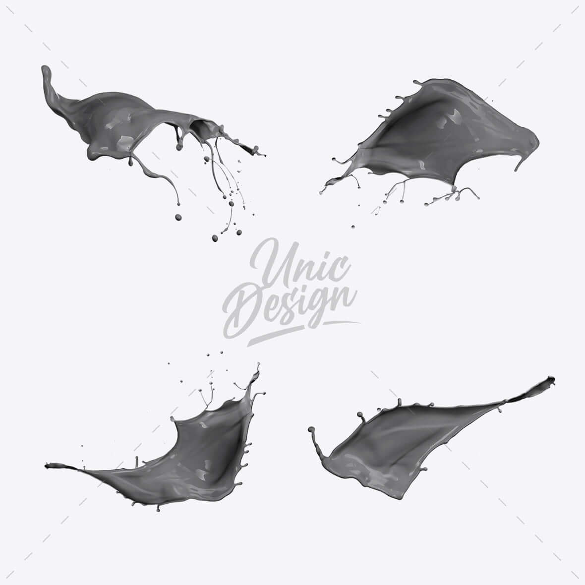 Stamp Paint Splash Brushes for Photoshop