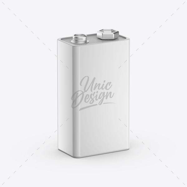 Premium Battery Mockup for Design Showcase