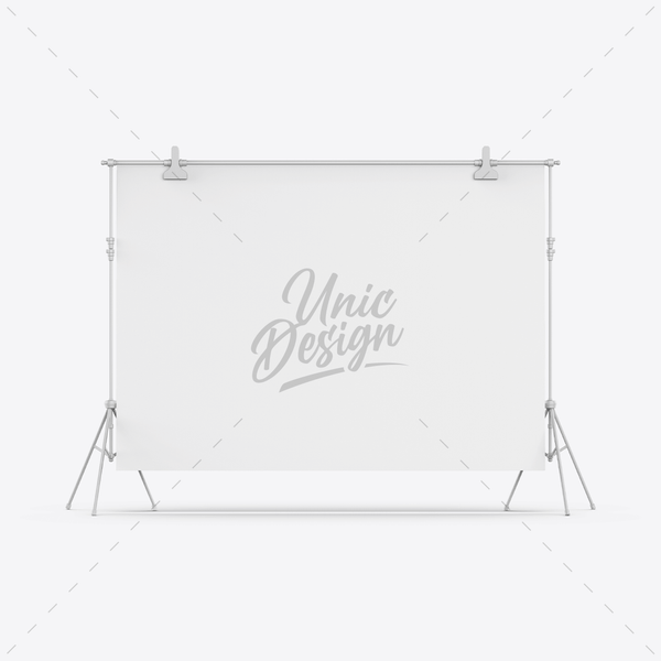 Backdrop Mockup - Customizable Design Presentation