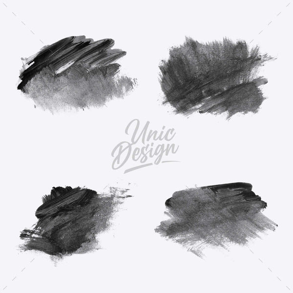 Elevate Art with 28 Stamp Smear Brushes