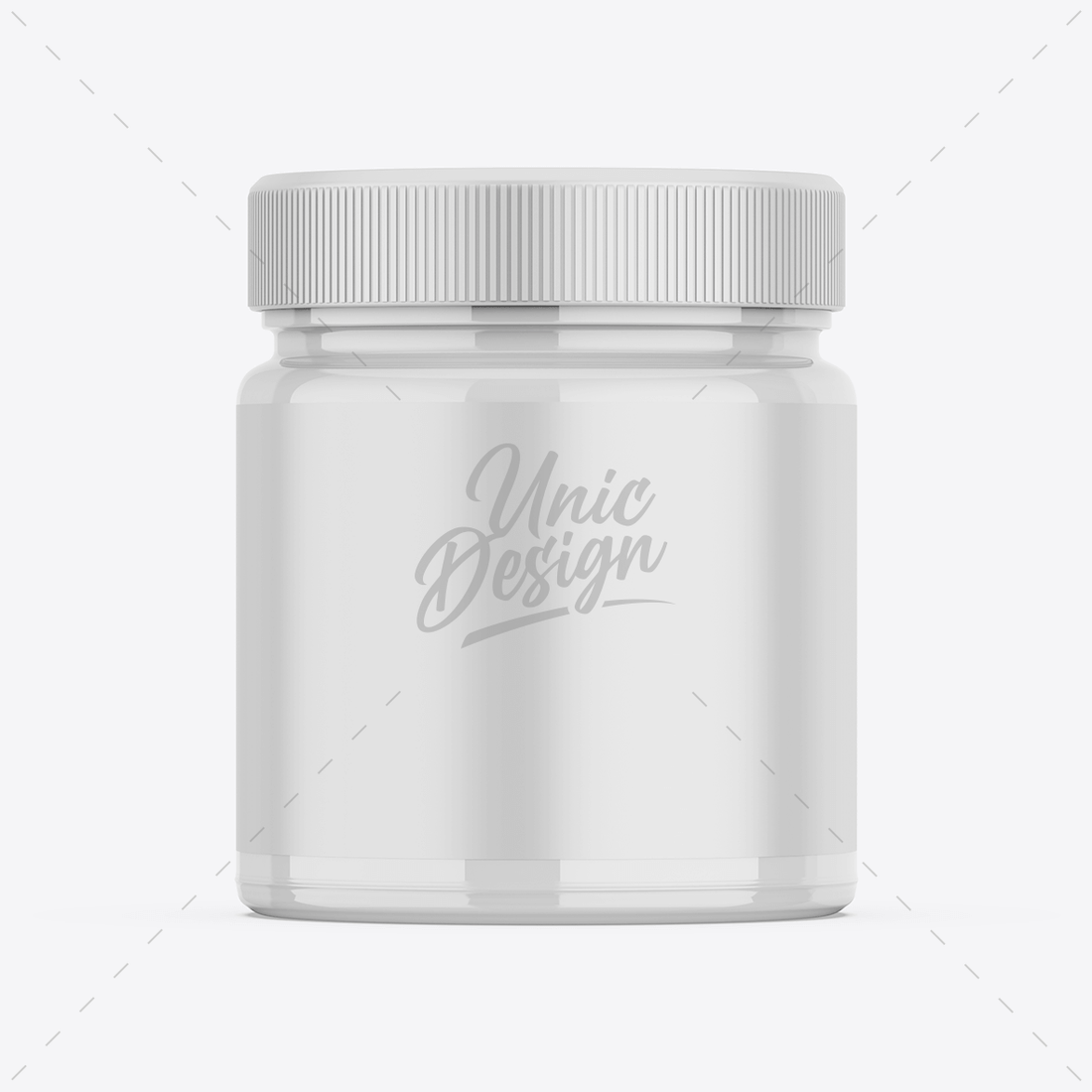 Plastic Jar Mockup