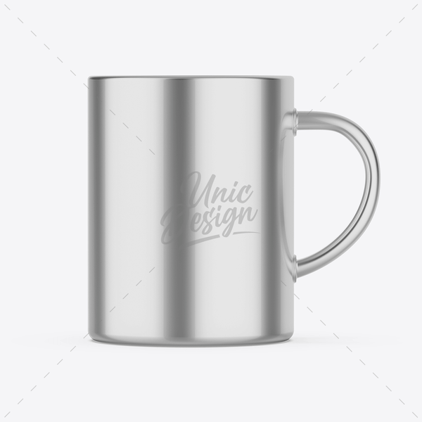 Stainless Steel Mug Mockup for Designers