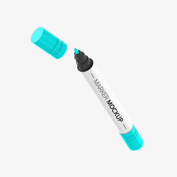 Marker Mockup for Design Presentations