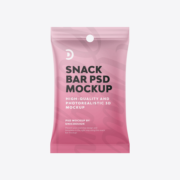 Snack Bar Mockup: Showcase Your Designs