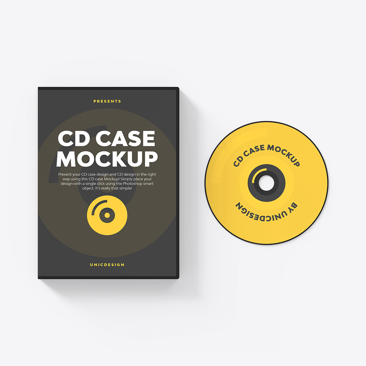 CD Case Mockup