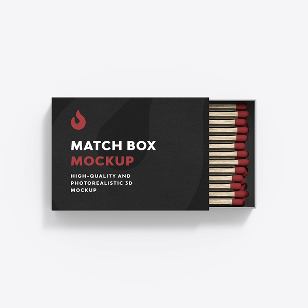 Match Box Mockup