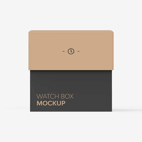 Customizable Watch Box Mockup for Designers