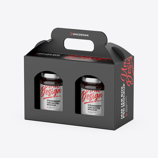 Jam Jar Box Mockup for Stunning Designs