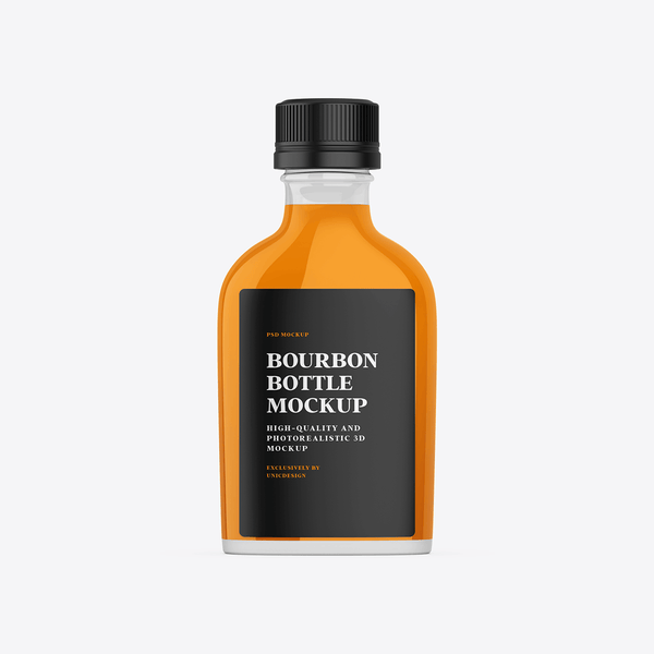 Bourbon Bottle Mockup: Showcase Designs Easily
