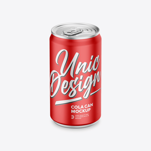Cola Can Mockup