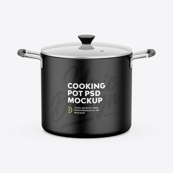 Cooking Pot Mockup | Easy Photoshop Customization