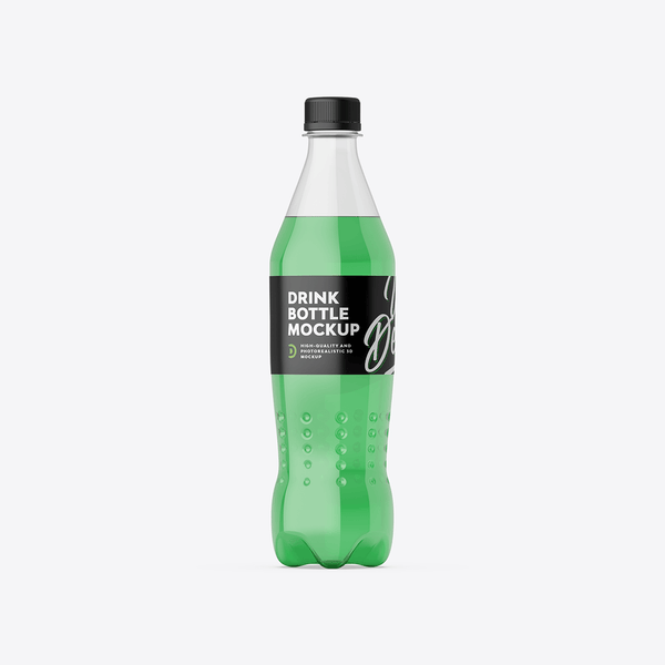 Customizable Drink Bottle Mockup for Designers