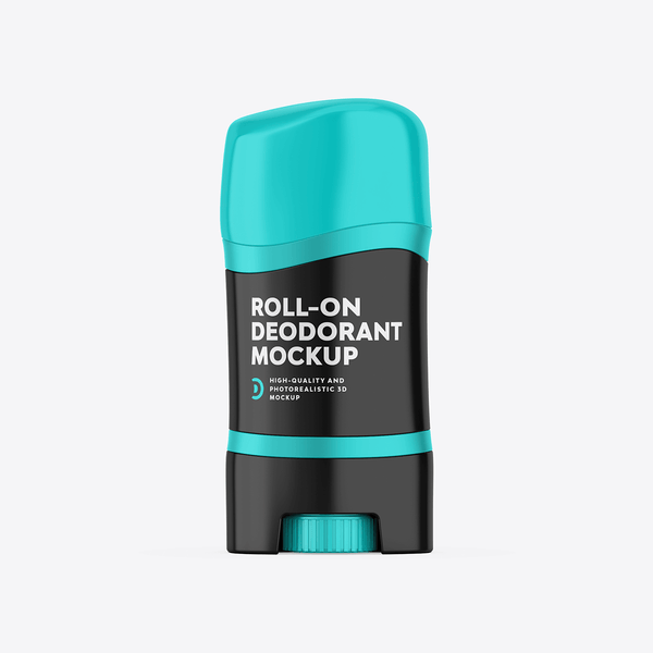 Roll-On Deodorant Mockup for Designers
