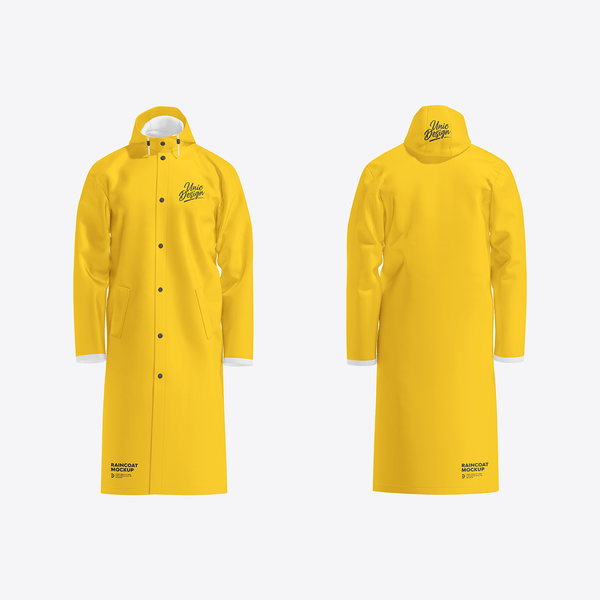 Raincoat Mockup - Customizable & Easy to Use