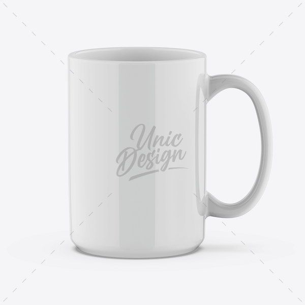 Large Mug Mockup - Simple Design Placement!
