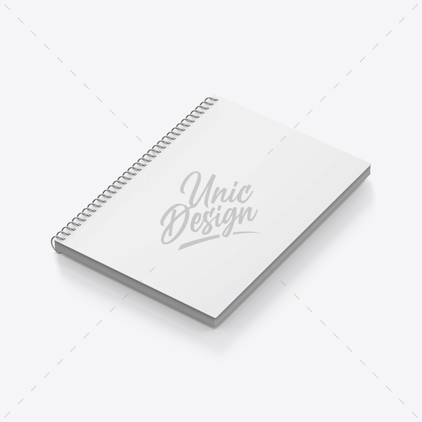 A5 Spiral Notebook Mockup for Designers