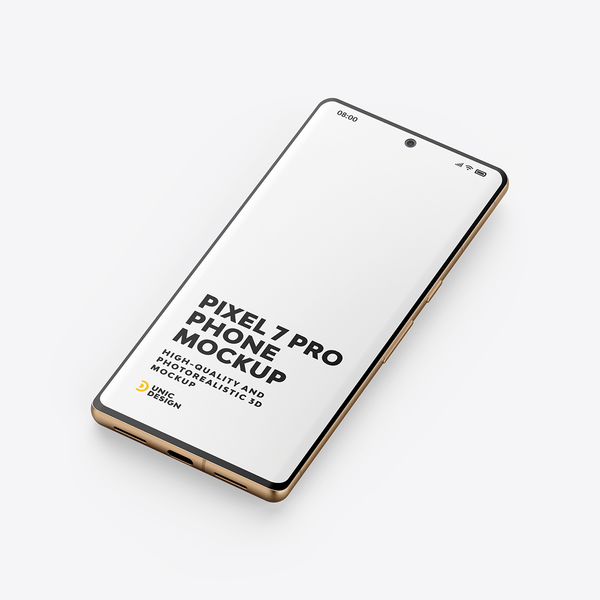 Pixel 7 Pro Phone Mockup for Design Presentations