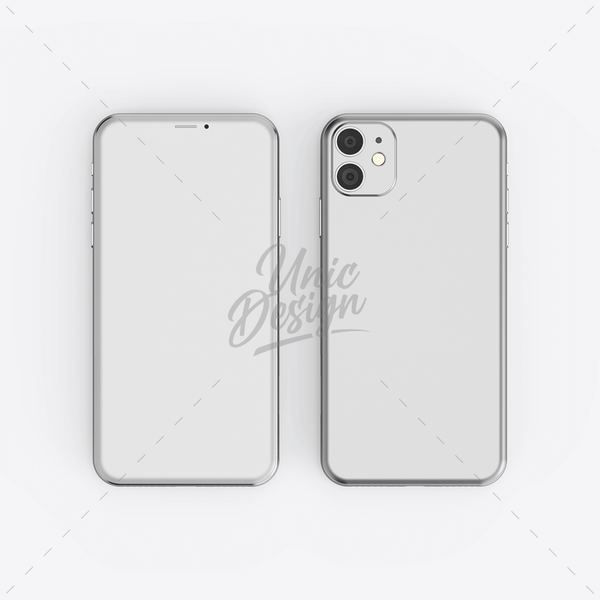 iPhone 11 Mockup for UI/UX Design Presentations