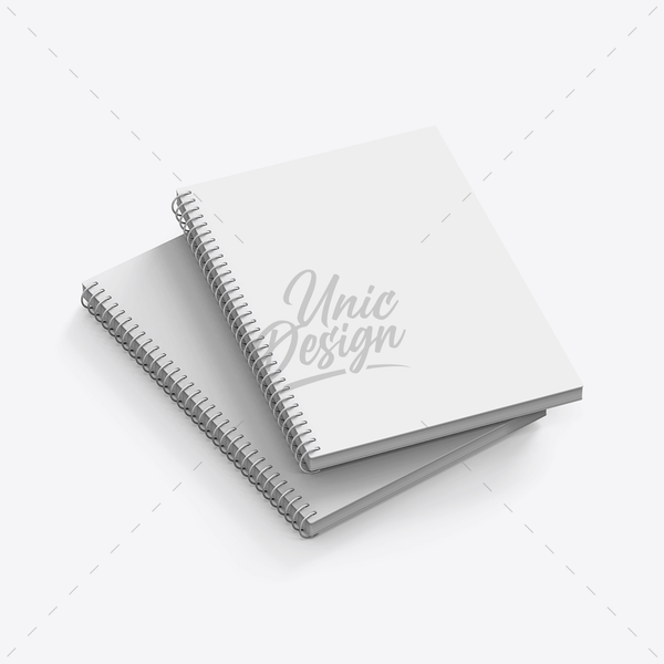 A5 Spiral Notebook Mockup - Easy Design Showcase