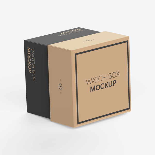 Customizable Watch Box Mockup for Designers