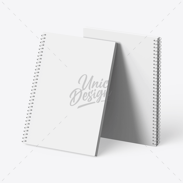 A5 Spiral Notebook Mockup - Easy Design Showcase