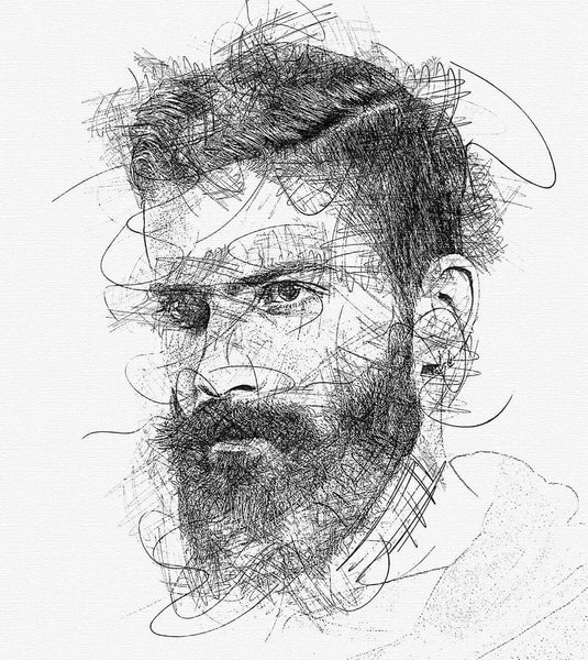 Ink Pen Sketch Action for Photoshop - Quick Effect