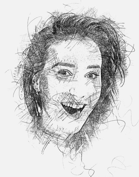 Ink Pen Sketch Action for Photoshop - Quick Effect