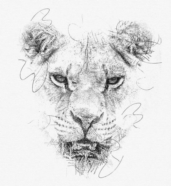 Ink Pen Sketch Action for Photoshop - Quick Effect