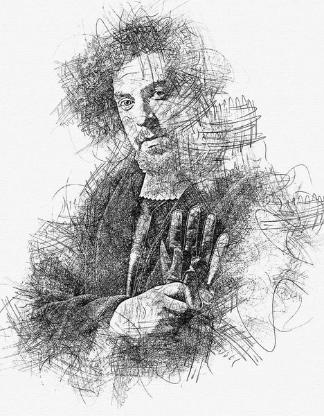 Ink Pen Sketch Action for Photoshop - Quick Effect